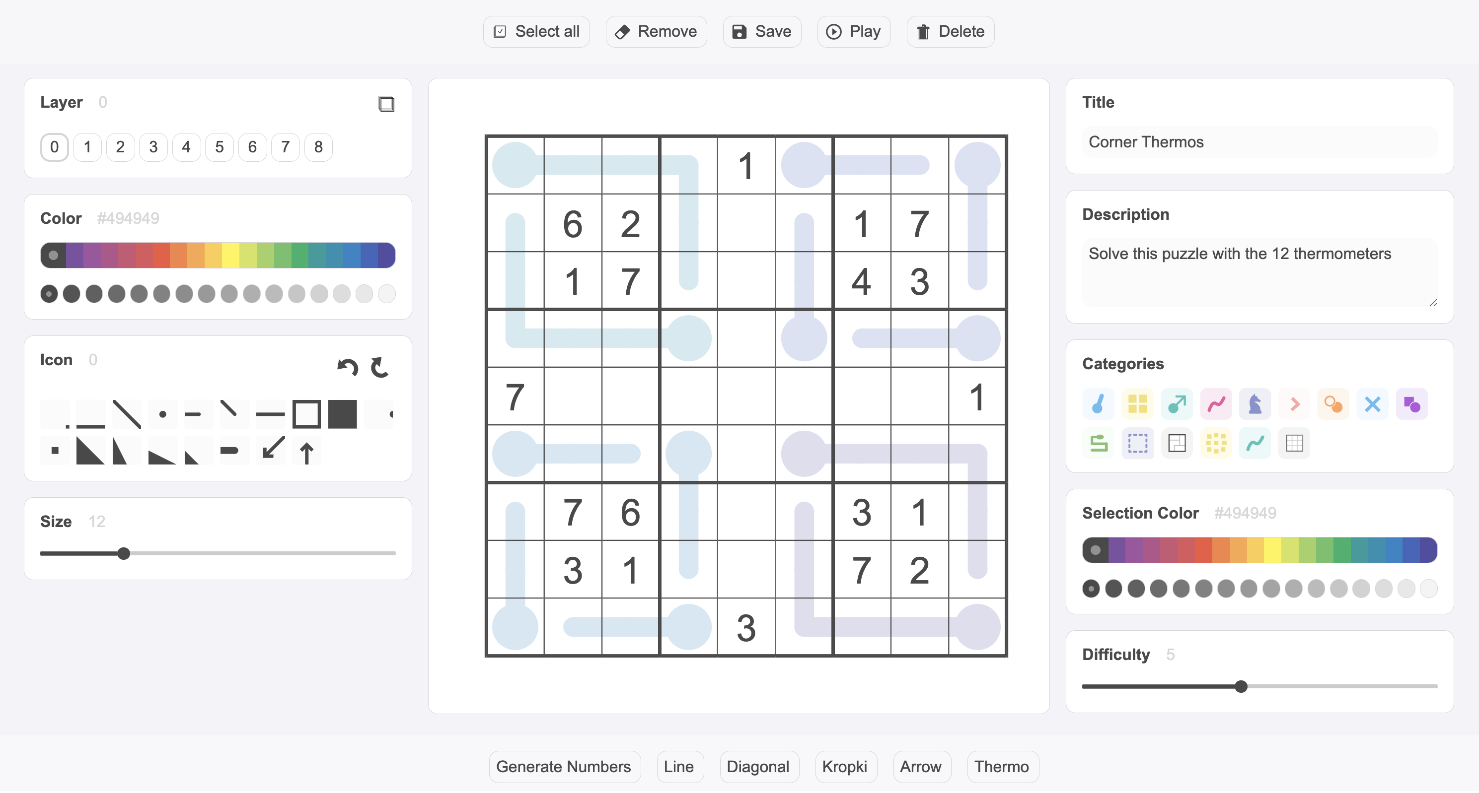 Play and Create Sudoku Variant Puzzles